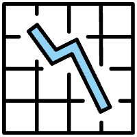 decrease graph emoji