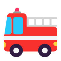 fire engine emoji