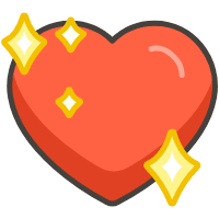 sparkle heart emoji png