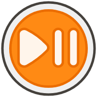 play pause button emoji