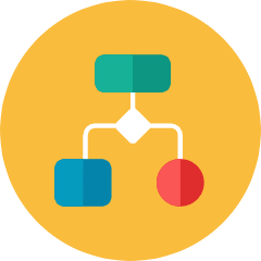 Flowchart icon - Free Download PNG & SVG | Streamline
