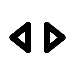 Triangle Arrow Move Horizontal icon - Free Download PNG & SVG | Streamline