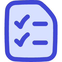 task icon text