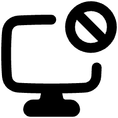 Desktop Block icon PNG and SVG Download | Streamline