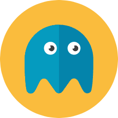 pacman ghost icon