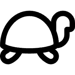 slow turtle icon