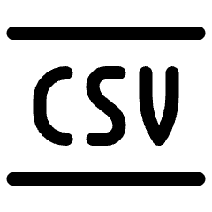 csv icon png