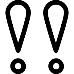 exclamation mark icon
