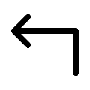 turn left icon