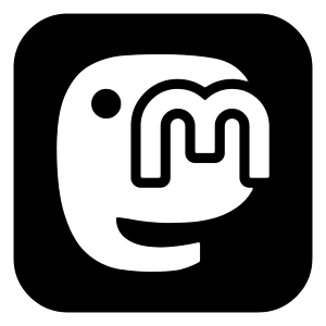 mastodon logo vector