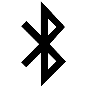 black bluetooth icon