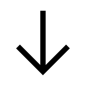down sign arrow