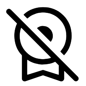 Unlicense icon from Rounded Line - Material Symbols Set | Free Download ...