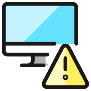 Monitor Warning icon from Ultimate Colors - Free Set | Free Download as ...