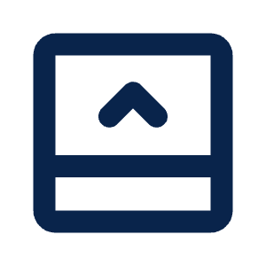 Layout Bottom Open Line icon PNG and Free SVG Download | Streamline