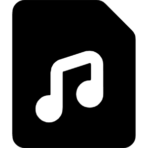 audio file icon