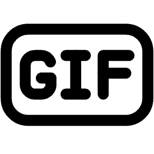 Gif Format icon PNG and SVG Download | Streamline