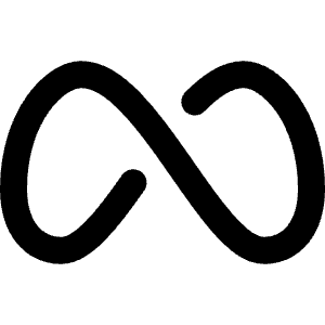 Meta Logo icon from Ultimate Bold - Free Set | Free Download as SVG ...