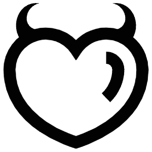 devil heart png