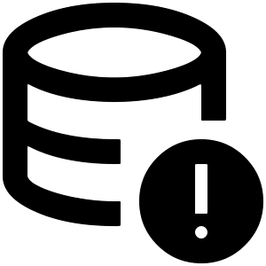 Database Alert icon PNG and Free SVG Download | Streamline