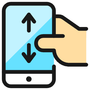 scroll down icon png