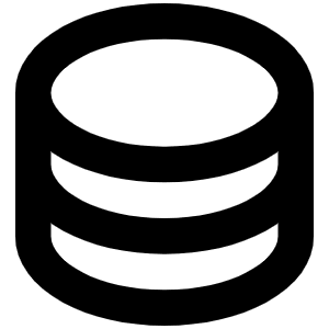 Database Bold icon PNG and SVG Download | Streamline