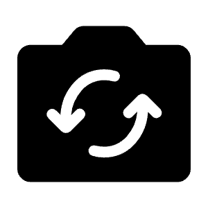 flip camera symbol