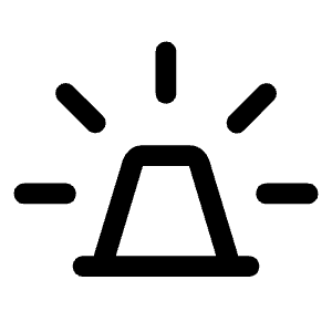 emergency symbol text