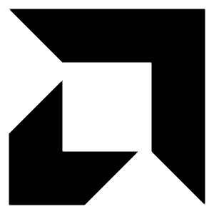 amd logo white