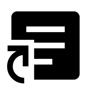 Article Shortcut Fill icon from Outlined Fill - Material Symbols Set ...