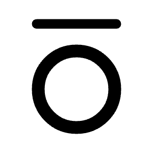 Format Overline Fill icon from Rounded Fill - Material Symbols Set ...