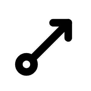 circle arrow up right