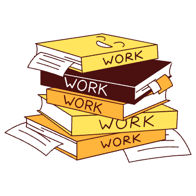 Work Pending For Review Illustration | Customize SVG, PNG, PDF ...