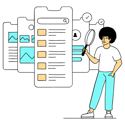 Interface Testing Illustration | Customize SVG, PNG, PDF | Streamline 4.0