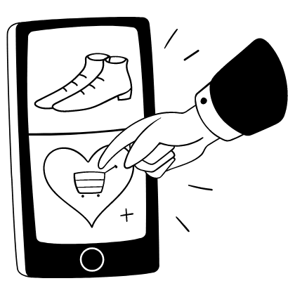 empty wallet drawing