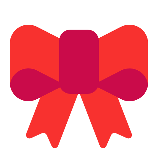 Ribbon Flat emoji from Fluent Emoji Flat Set | Free Download as SVG ...