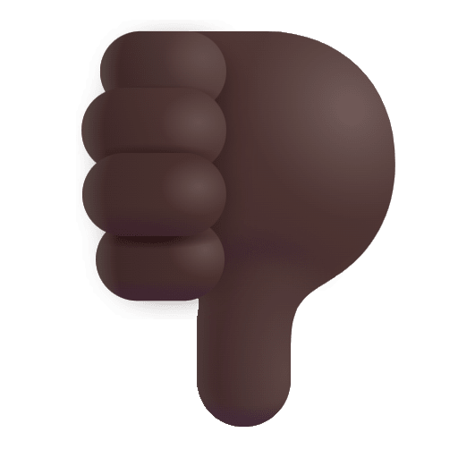 thumbs down emoji vector