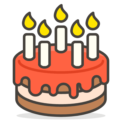 Birthday Cake 1 emoji - Free Download PNG & SVG | Streamline