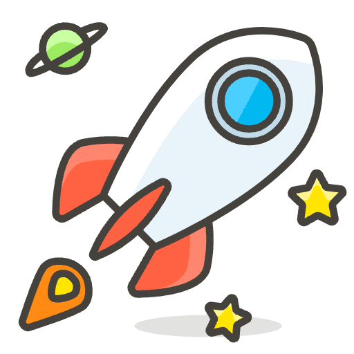 rocket emoji vector
