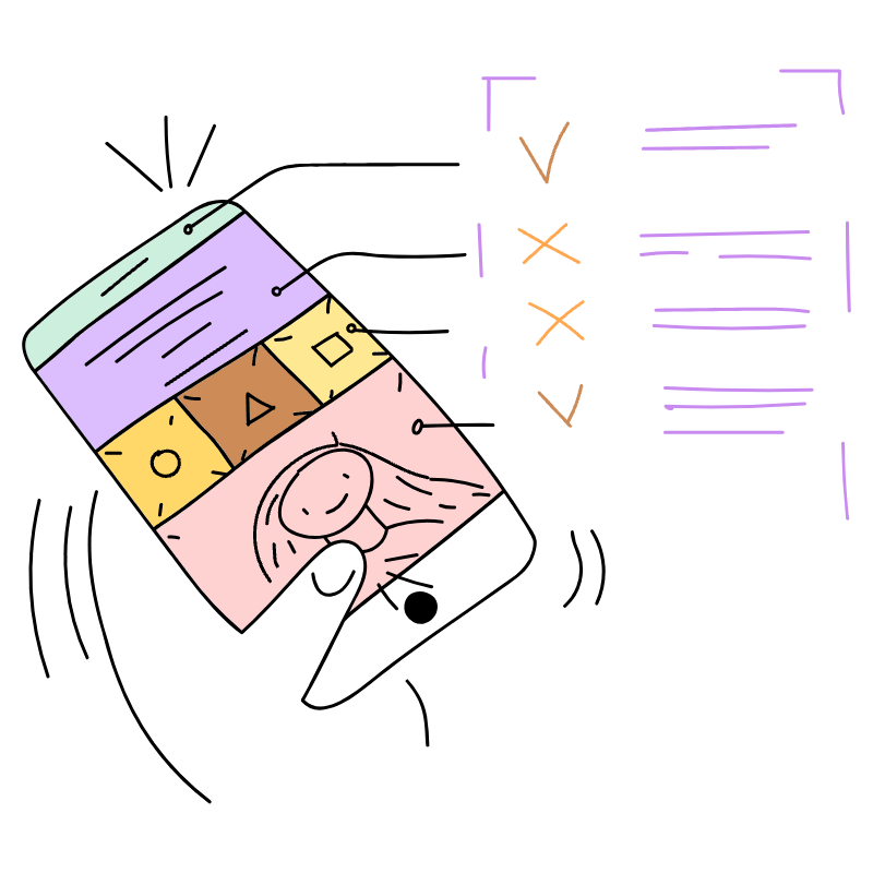 INTERFACE TEST 1 illustration PNG and SVG Download | Streamline