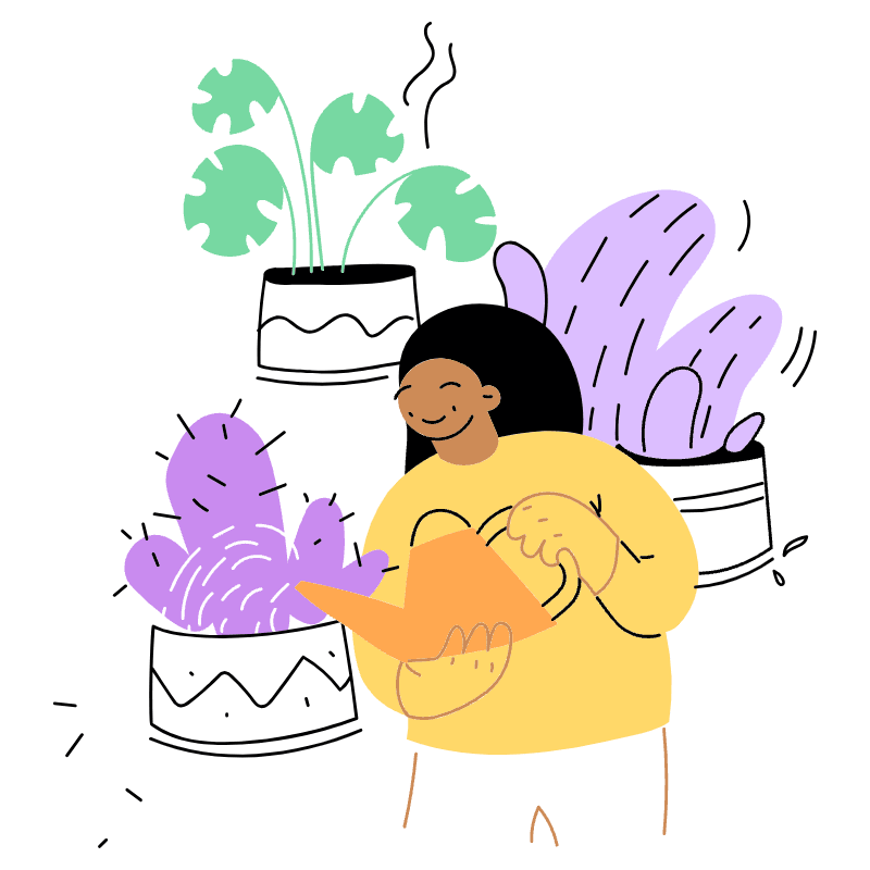 GROW PLANTS 3 illustration PNG and SVG Download | Streamline