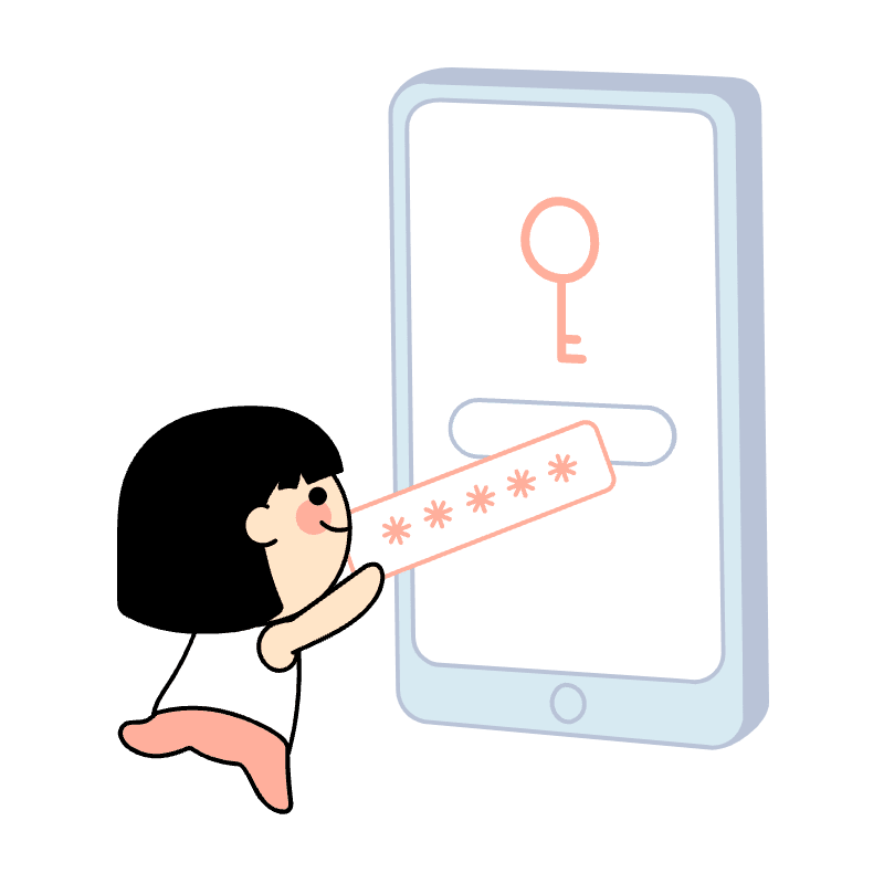 Enter Your Password illustration PNG and SVG Download | Streamline